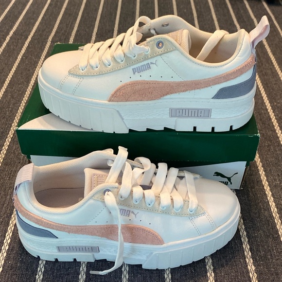 Puma | Shoes | Puma Mayze Mix Womens White And Rose Dust Asstsizes Lb ...